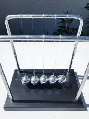 Lakeshore | Toys | Large Newtons Cradle Balance Pendulum Physics 5 ...